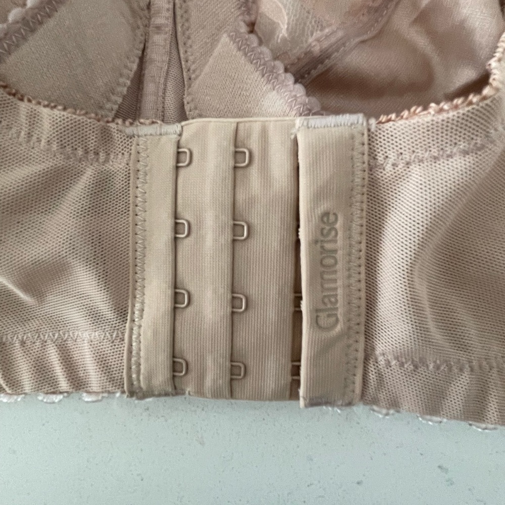 Glamorise Beige Nude Full Figure Bra Size 48h Nwot - Gem